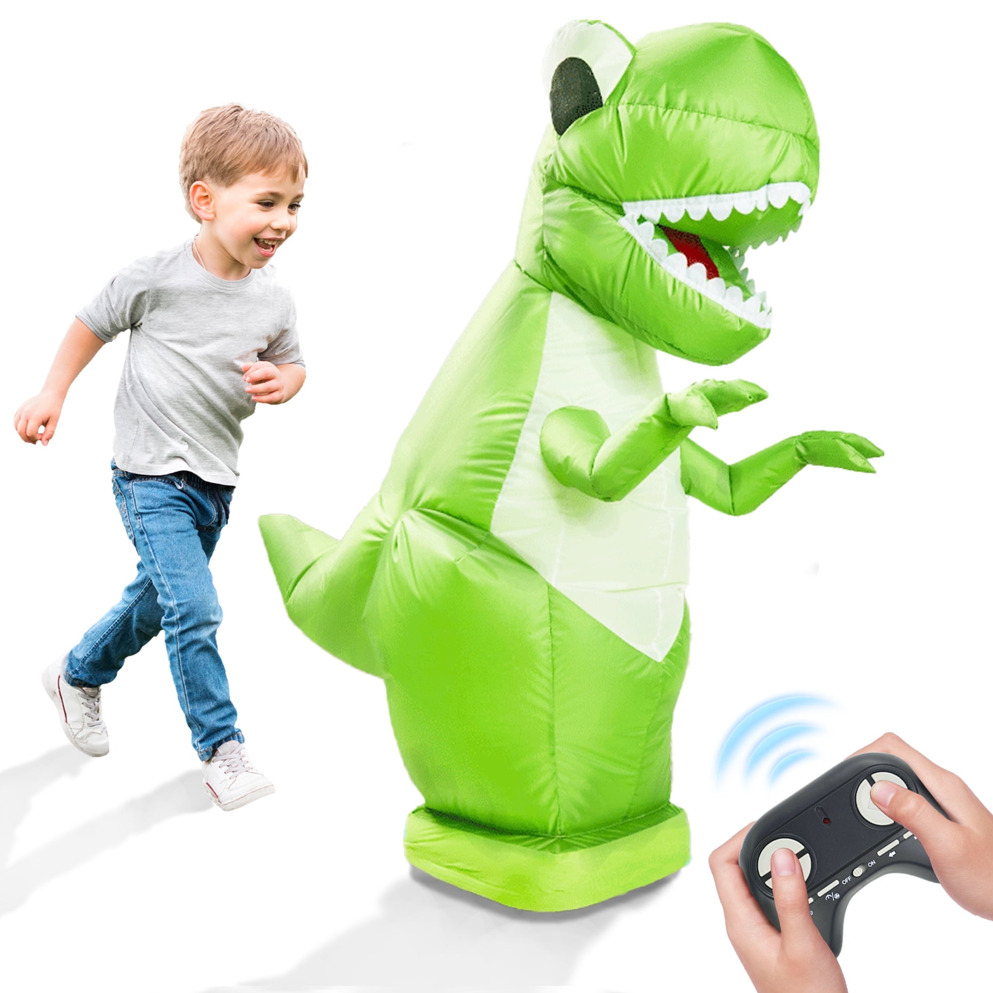 YCFUN 47'' Remote Control Dinosaur Toys for AdultsKids, Inflatable Toys ...