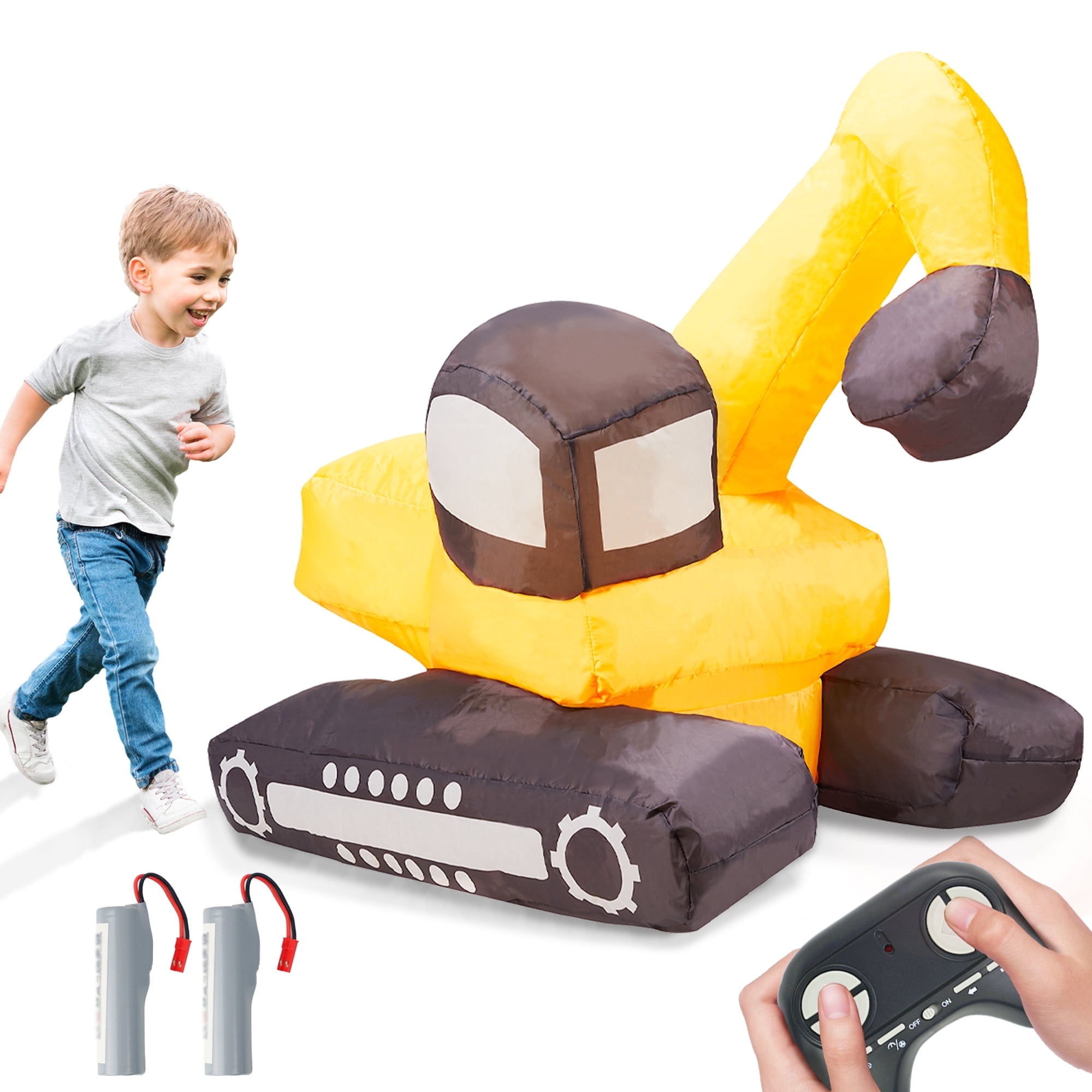 YCFUN Inflatable Remote Control Engineering Vehicle Toys for Adults ...