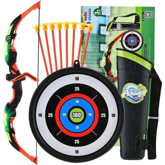 SHARROW Mini Bow Stainless Steel Compound Bow Toy Bow and Arrows Set ...