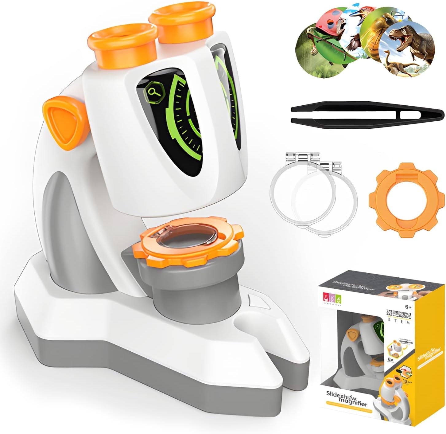 YCFUN Toy Microscope for Kids Boys Girls 3+, STEM & Science Interactive ...