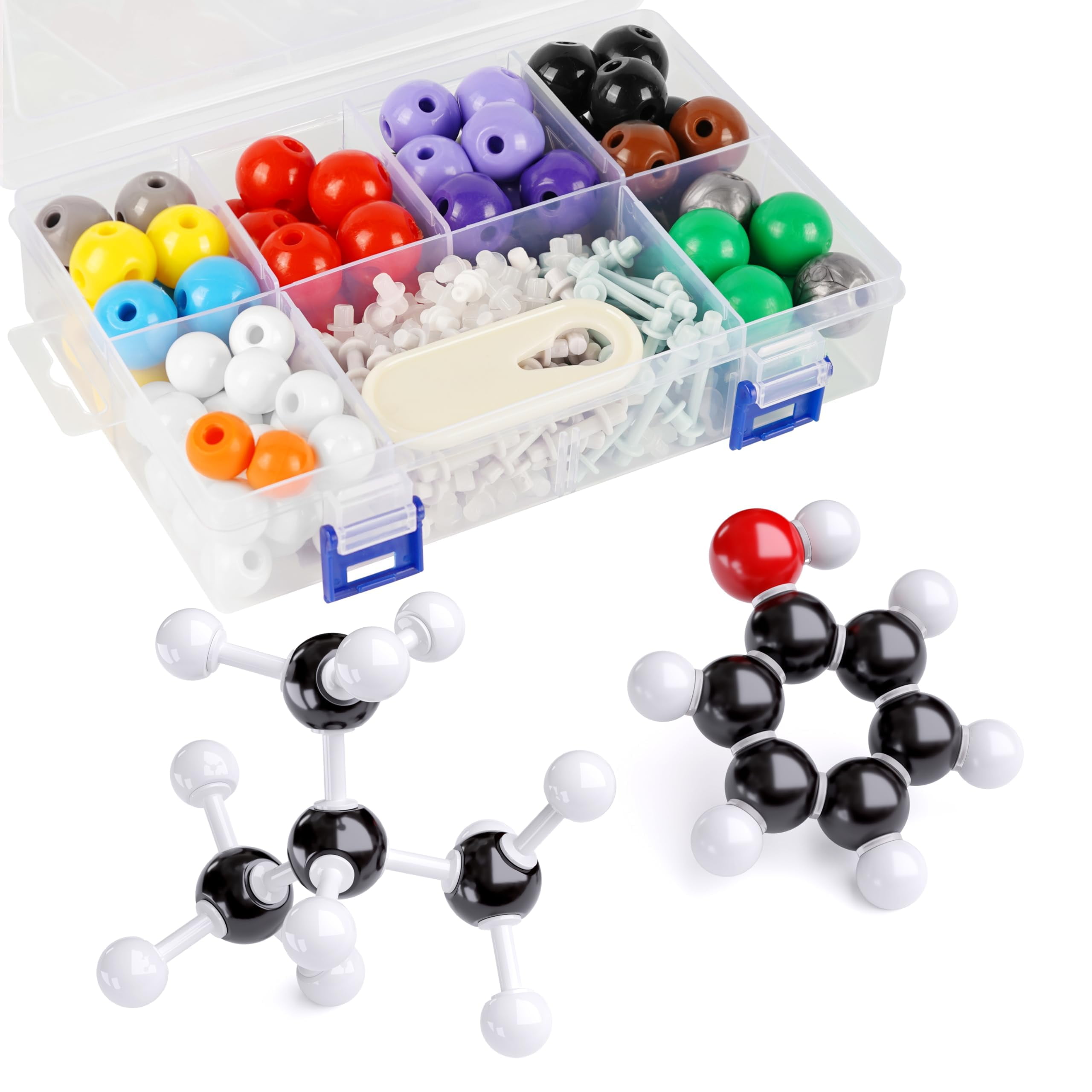 YCHOULEK Model Kit, AIF9 240 Pcs Organic Chemistry Set, Atom Element ...
