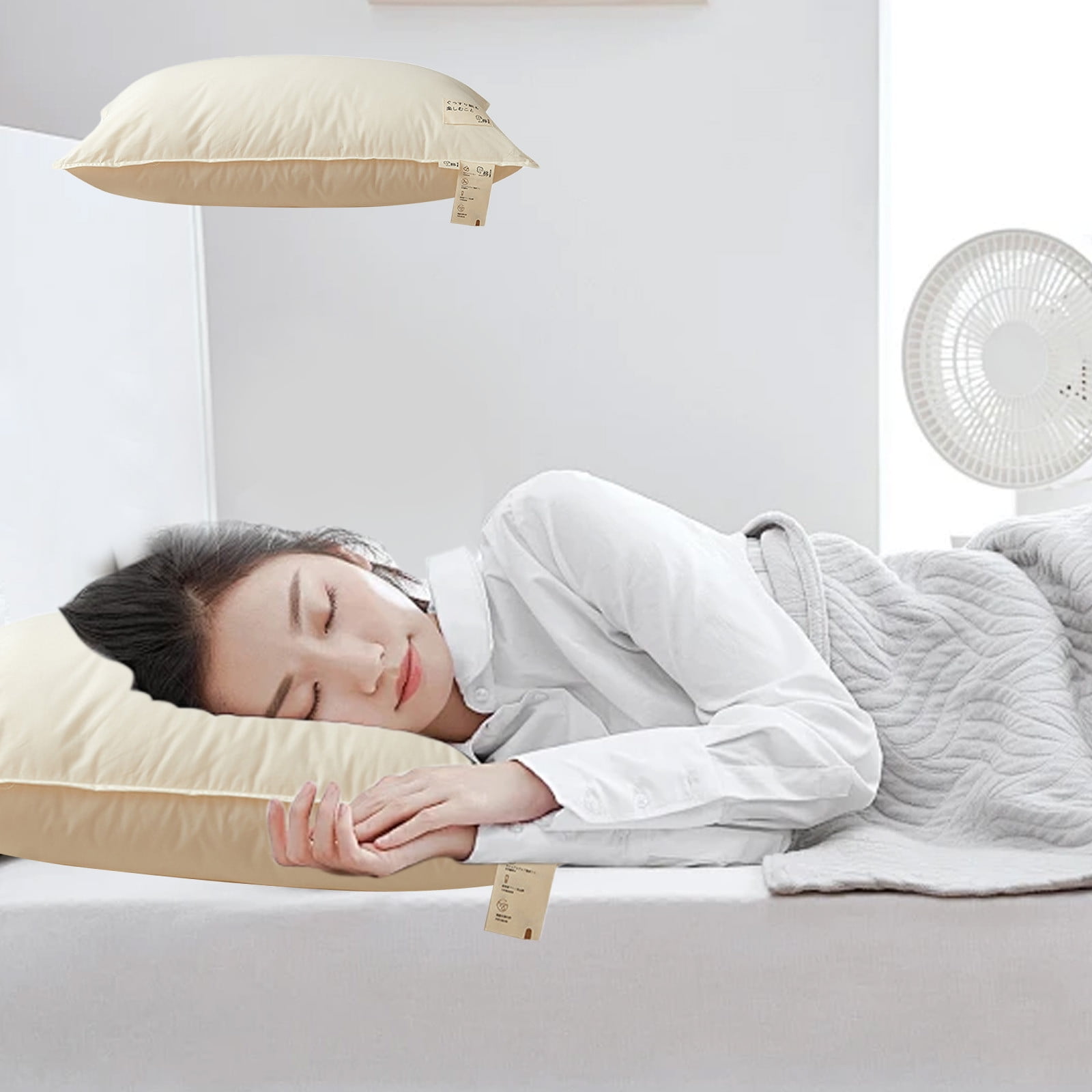 YCLife Queen Size Pillow for Side Sleepers Pain Relief,Premium Soft ...