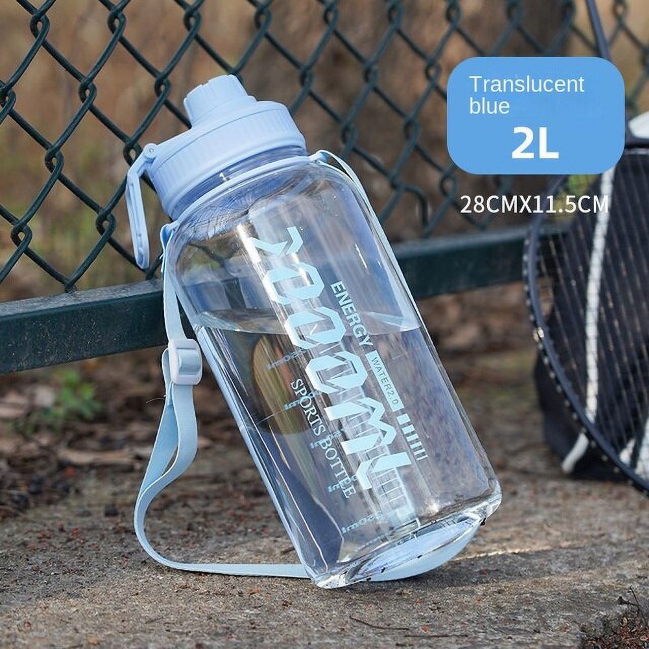 YCNYCHCHY 1/1.5/2/2.5L Large-Capacity Scale Water Cup Straw Kettle Summer Sports Portable Cup ...