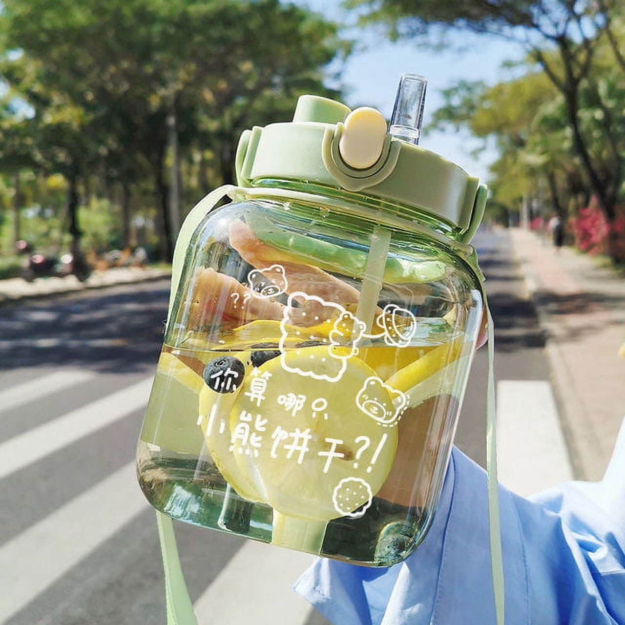 YCNYCHCHY 1.5 L Water Bottles Double Drinking Cups Girls Children'S ...