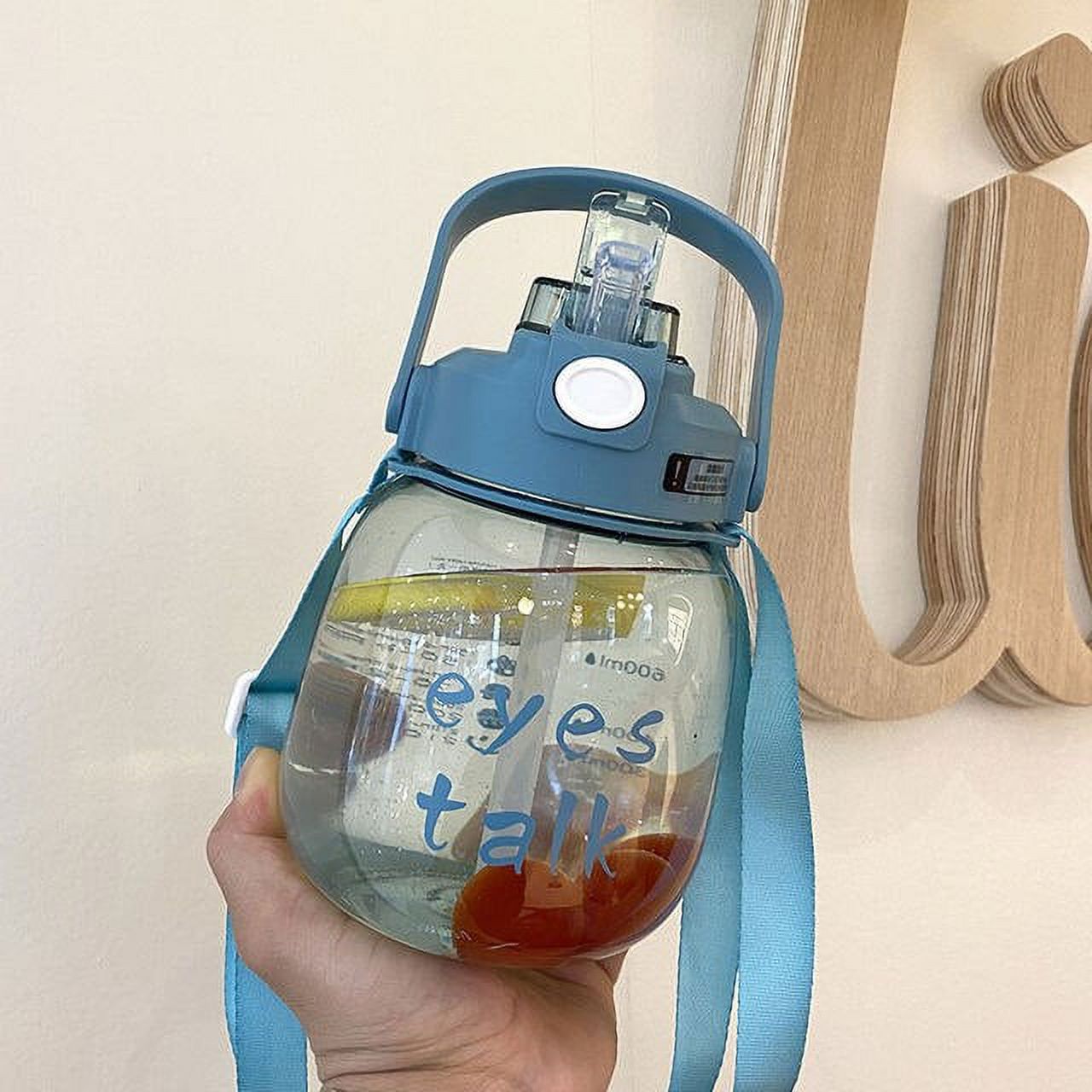 YCNYCHCHY 1100/1300 ML Sports Water Bottle Double Drink Large-Capacity Water Cup Girl Sports ...