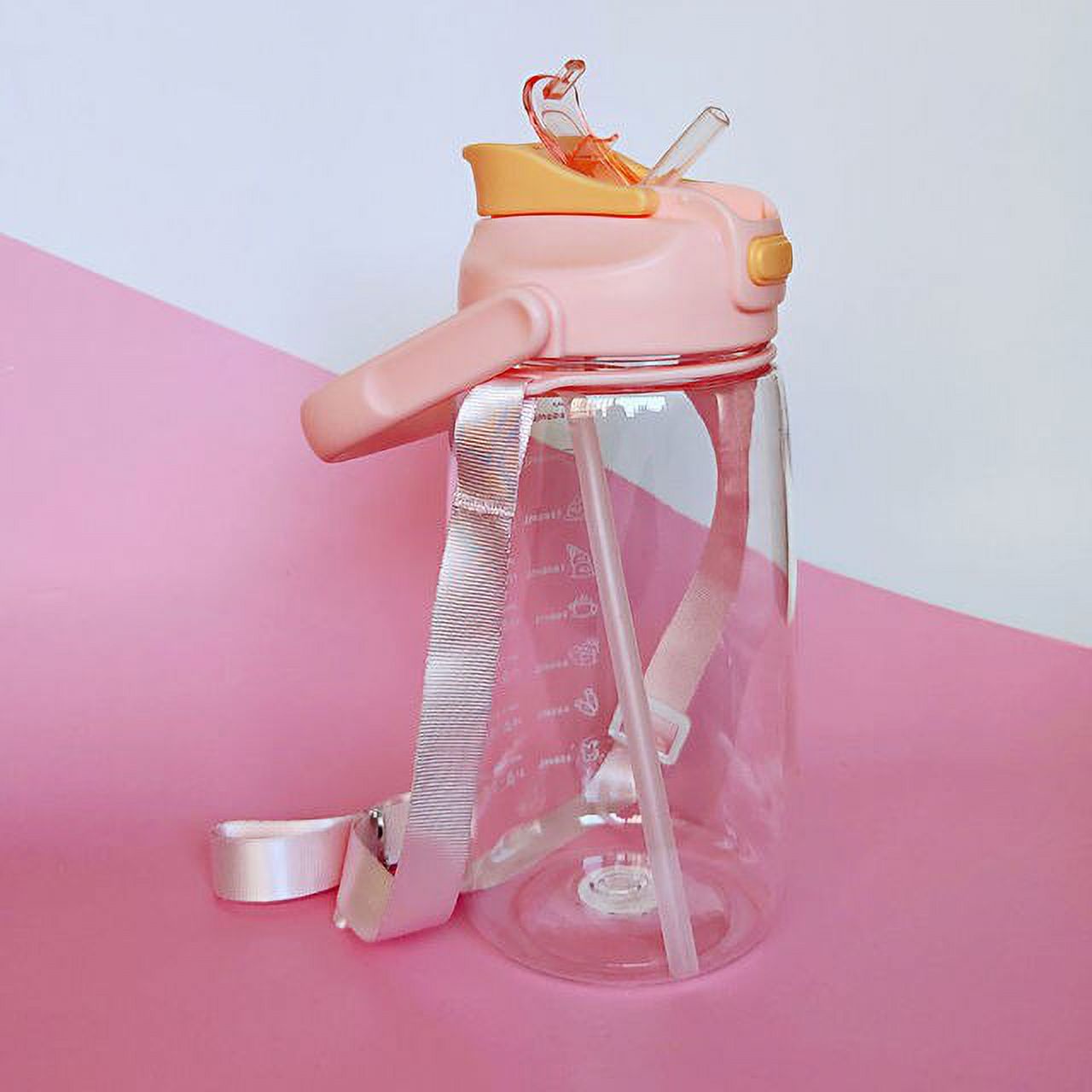 YCNYCHCHY 1200/1600/2000 ML Sports Water Bottle Belly Cup Men Children Women Handy Cup Cute ...