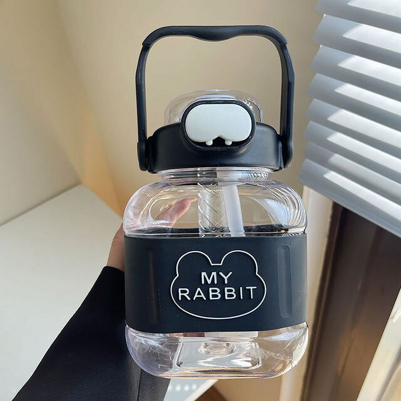 YCNYCHCHY 1400/1600 ML Sports Water Cup Girls Large-Capacity Water Bottle Summer Straw Plastic ...