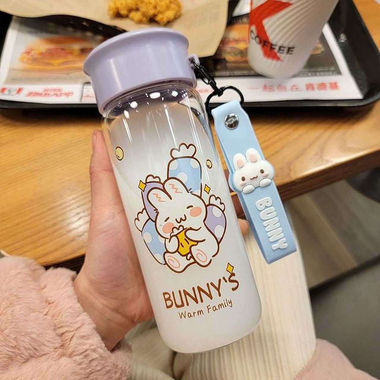 YCNYCHCHY 150/400 ML Mini Sports Water Bottle Small Mini Water Cup Cute Girl Student Glass Milk ...