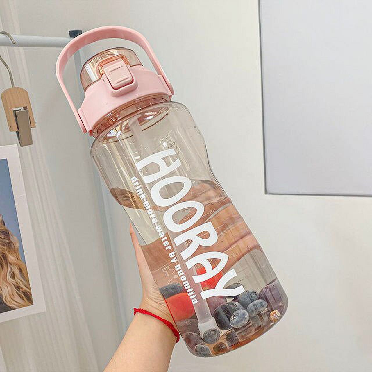 YCNYCHCHY 1500/2000 ML Sports Water Bottle Water Cup Summer Season Super Large Capacity Portable ...