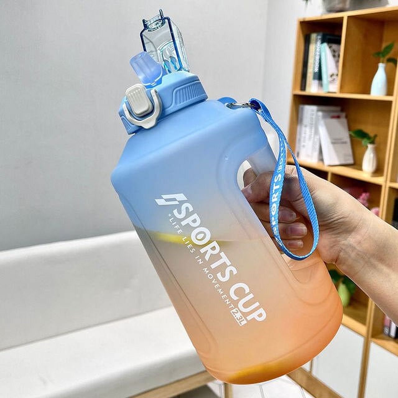 YCNYCHCHY 1500/2200/2300 ML Large Capacity Water Cup Girls Summer Plastic Sports Cup Outdoor ...