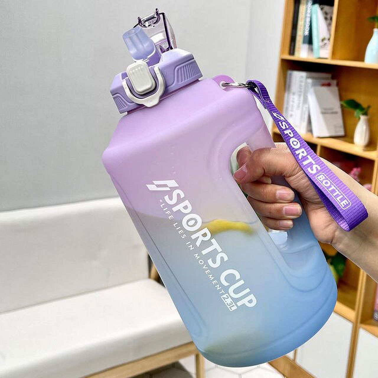 YCNYCHCHY 1500/2200/2300 ML Large Capacity Water Cup Girls Summer Plastic Sports Cup Outdoor ...