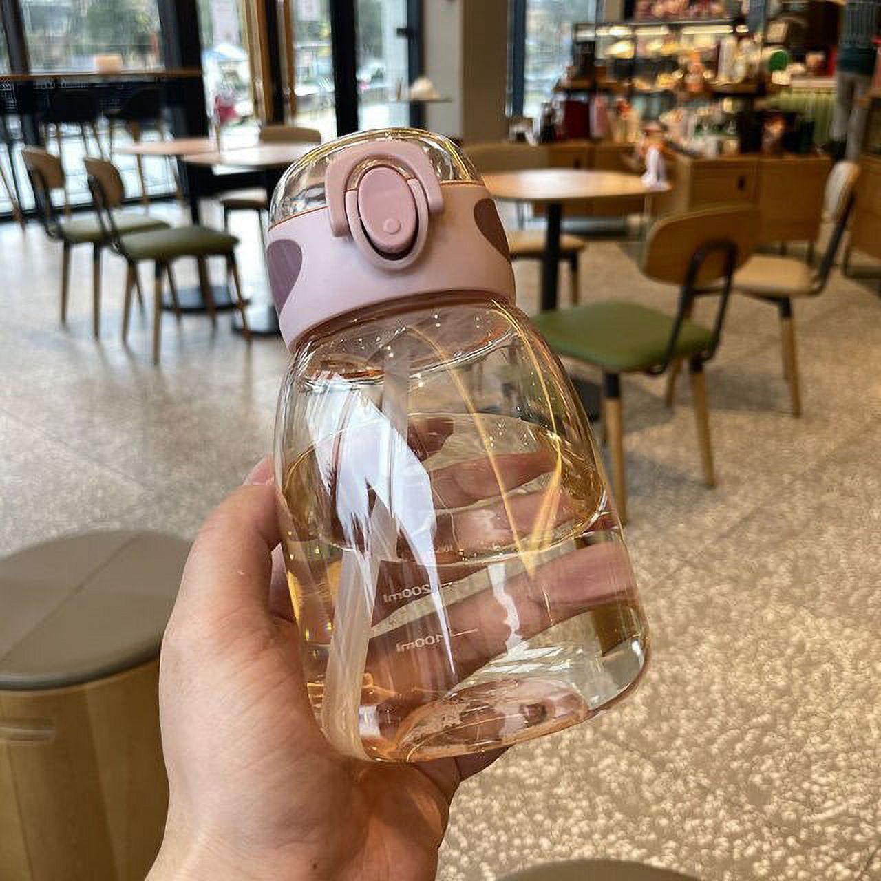 YCNYCHCHY 400/600 ML Mini Water Cup Straw Water Bottle Children'S Summer Male Female Student Cup ...