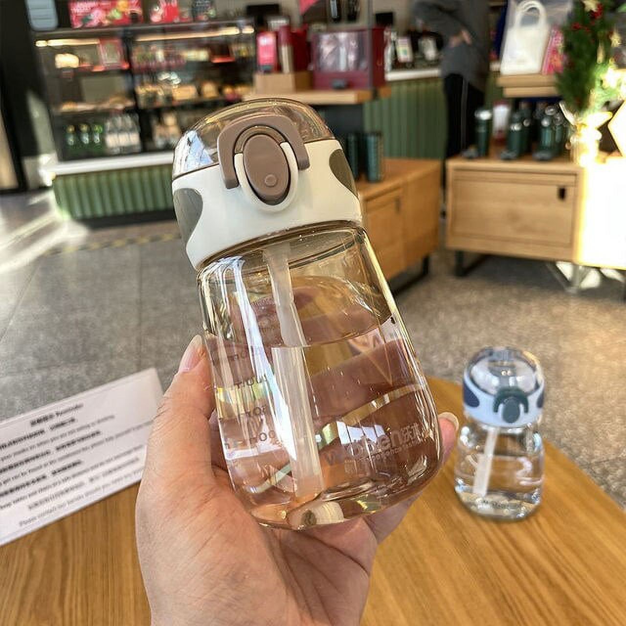 YCNYCHCHY 400/600 ML Mini Water Cup Straw Water Bottle Children'S Summer Male Female Student Cup ...