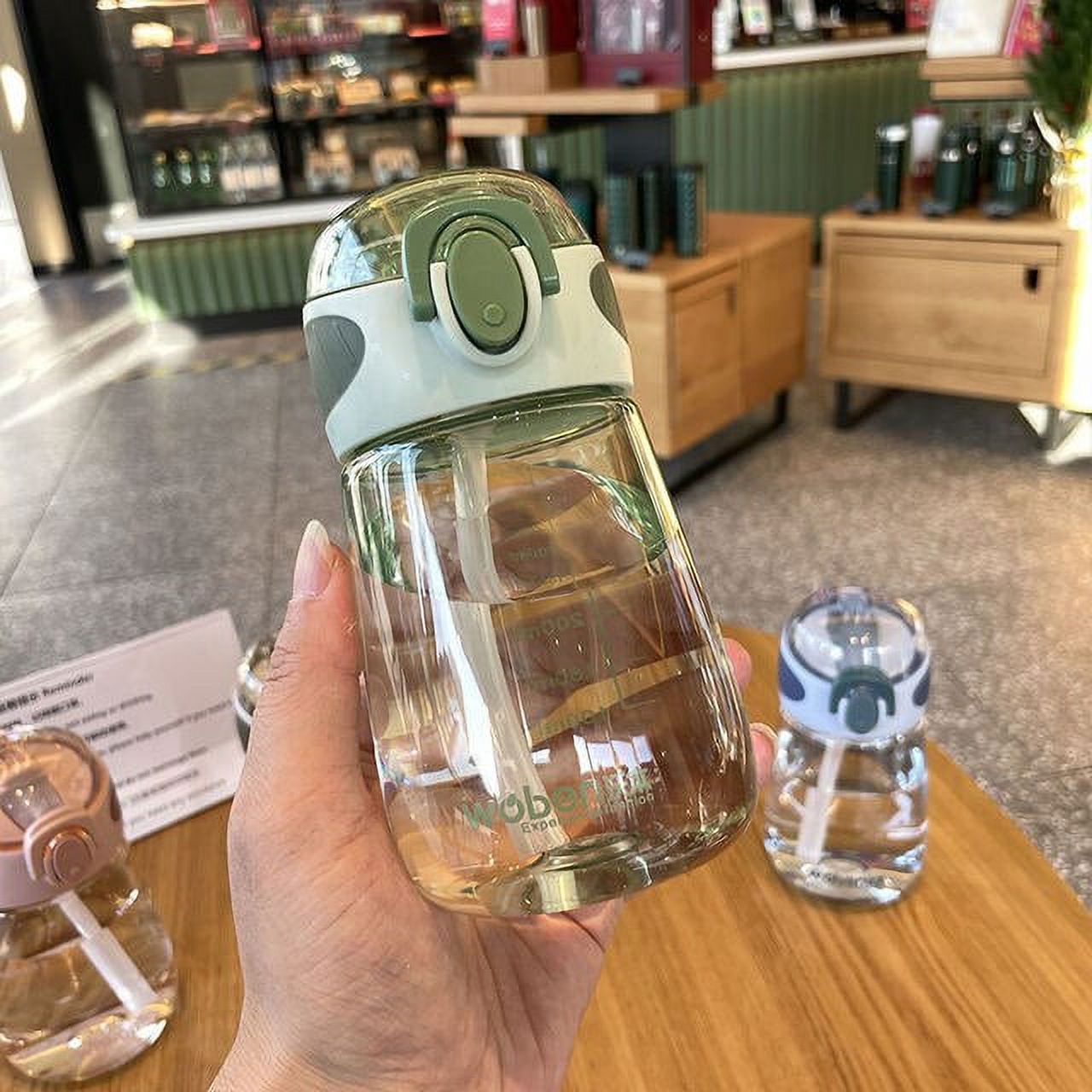 YCNYCHCHY 400/600 ML Mini Water Cup Straw Water Bottle Children'S Summer Male Female Student Cup ...