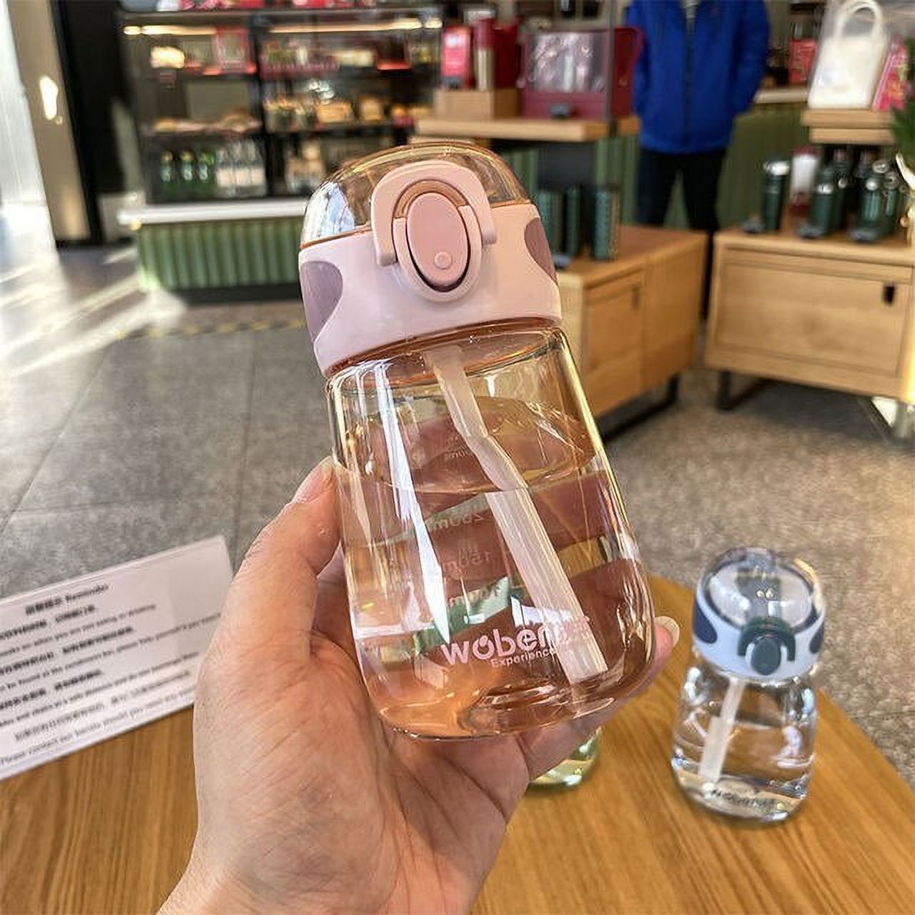 YCNYCHCHY 400/600 ML Mini Water Cup Straw Water Bottle Children'S Summer Male Female Student Cup ...