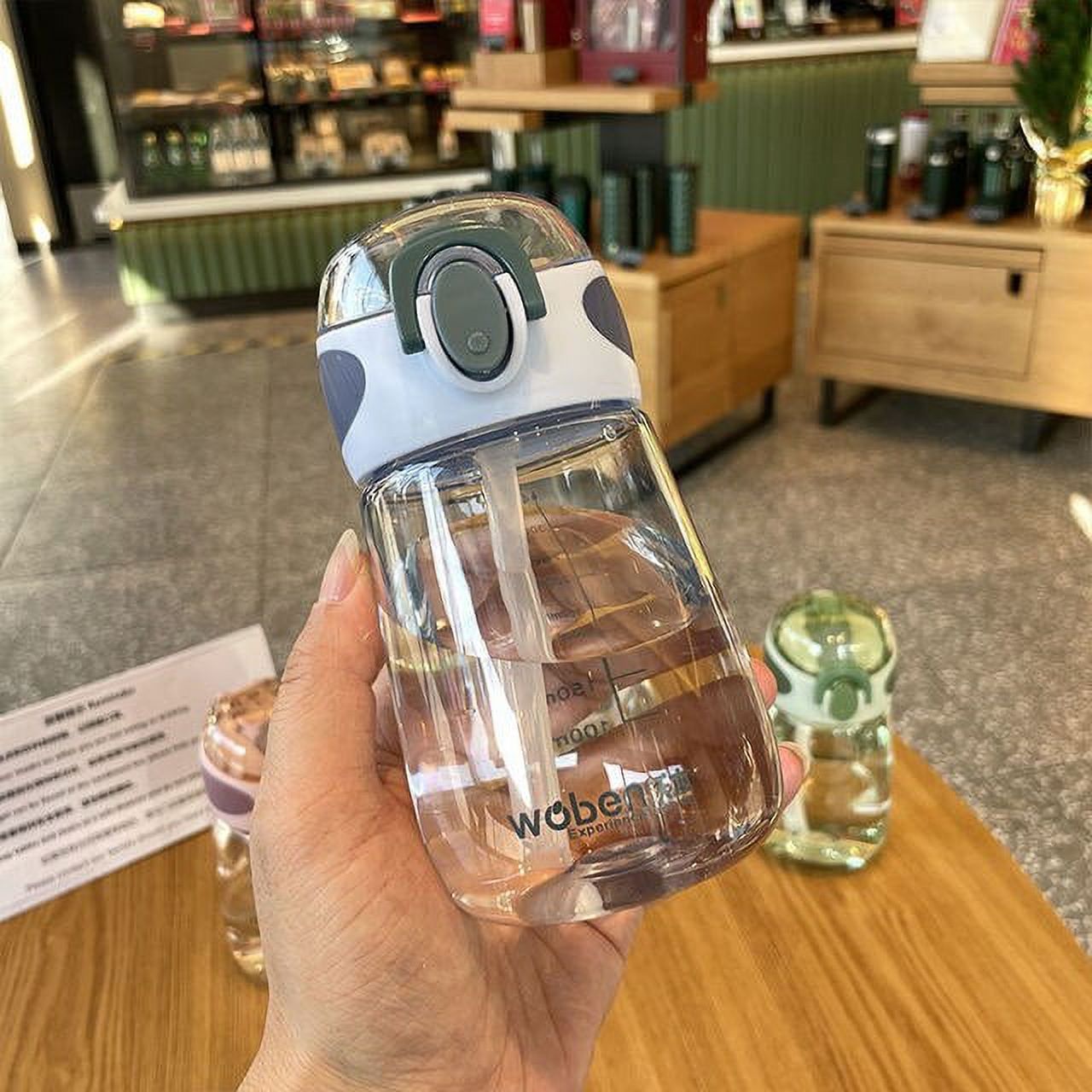 YCNYCHCHY 400/600 ML Mini Water Cup Straw Water Bottle Children'S Summer Male Female Student Cup ...