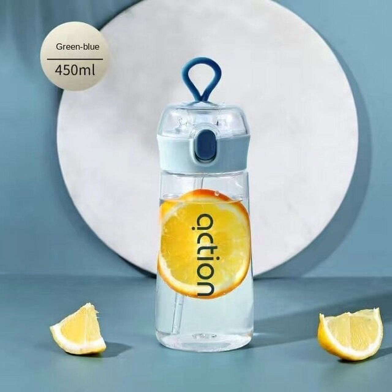 YCNYCHCHY 450/600 ML Sports Water Bottle Students Children Adults Going Out Portable Straw Water ...