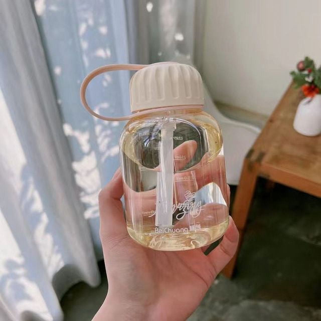 YCNYCHCHY 500/700/850ML Water Bottle Plastic Cup With Straw Small Cute ...