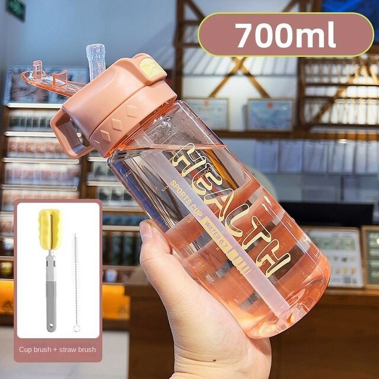 YCNYCHCHY 550/700/1000 ML Sports Water Bottle Children's Straw Cup Anti-fall Student Special ...