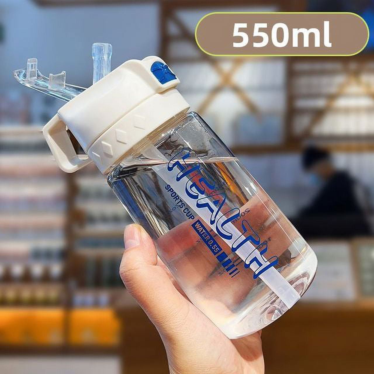YCNYCHCHY 550/700/1000 ML Sports Water Bottle Children's Straw Cup Anti-fall Student Special ...
