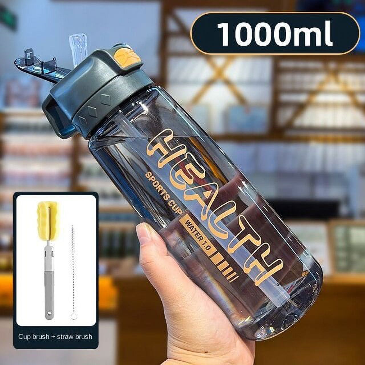 YCNYCHCHY 550/700/1000 ML Sports Water Bottle Children's Straw Cup Anti-fall Student Special ...