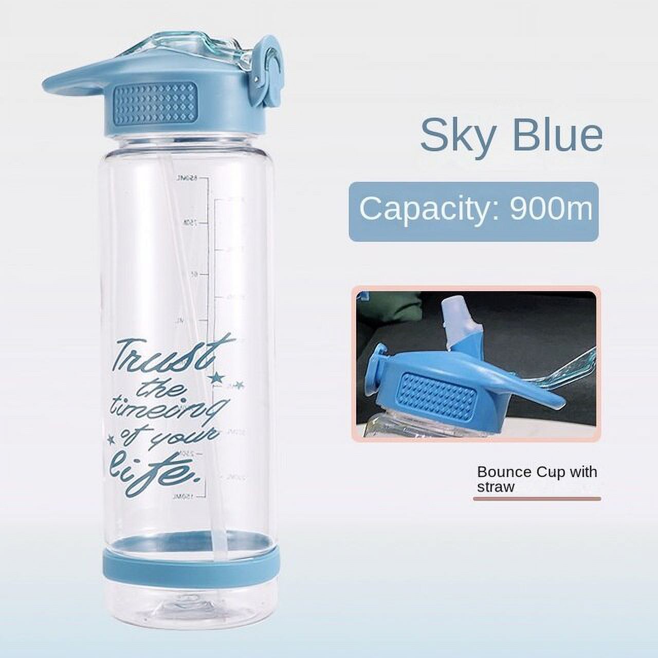 YCNYCHCHY 552/752/852 ML Sports Water Cup Female Student Plastic Straw Cute Portable Children's ...