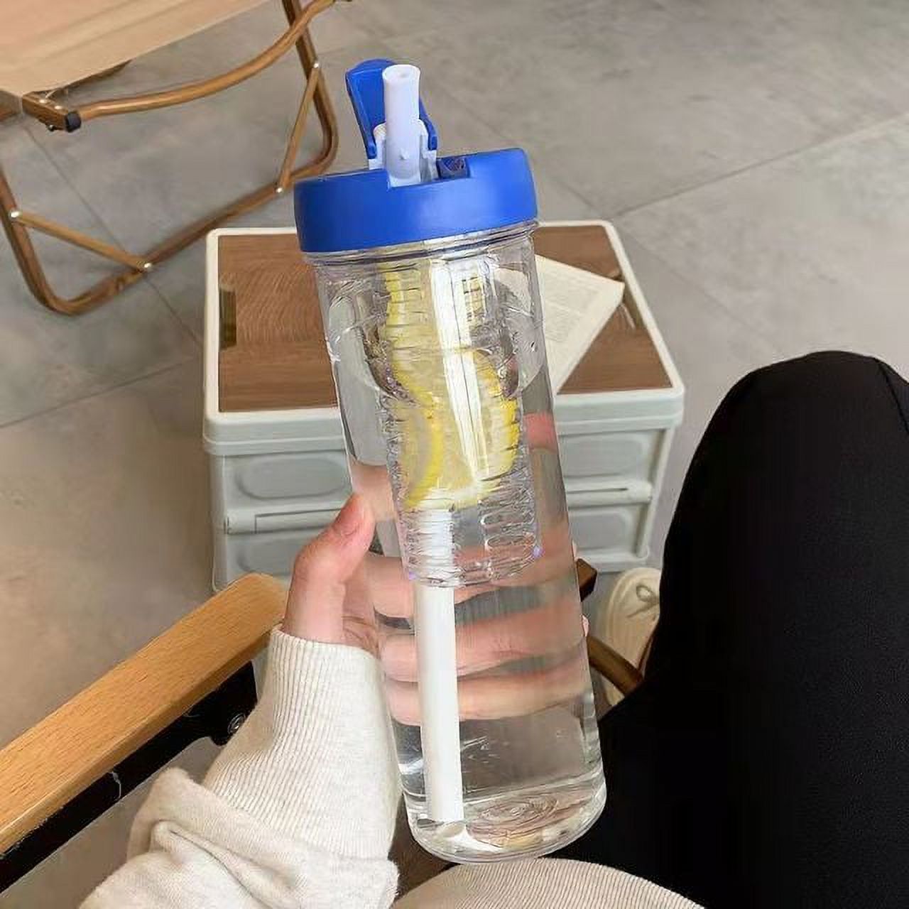 YCNYCHCHY 800 ML Water Bottle 2022 New Water Cup Large Capacity With Straw Portable Tea Cup ...