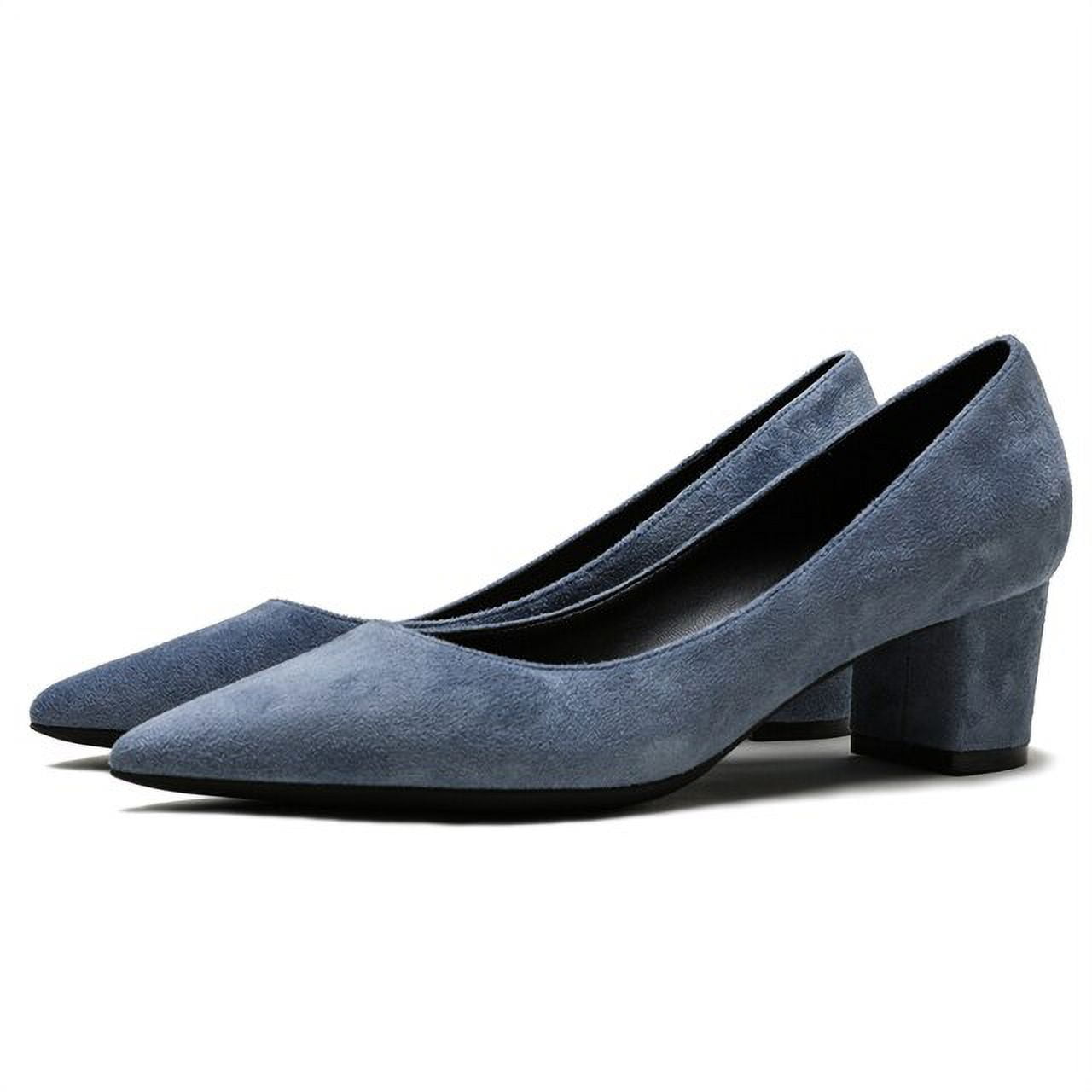 YCNYCHCHY New Pointed Toe Big Size Squar Heels Sexy Red Pink Women's ...