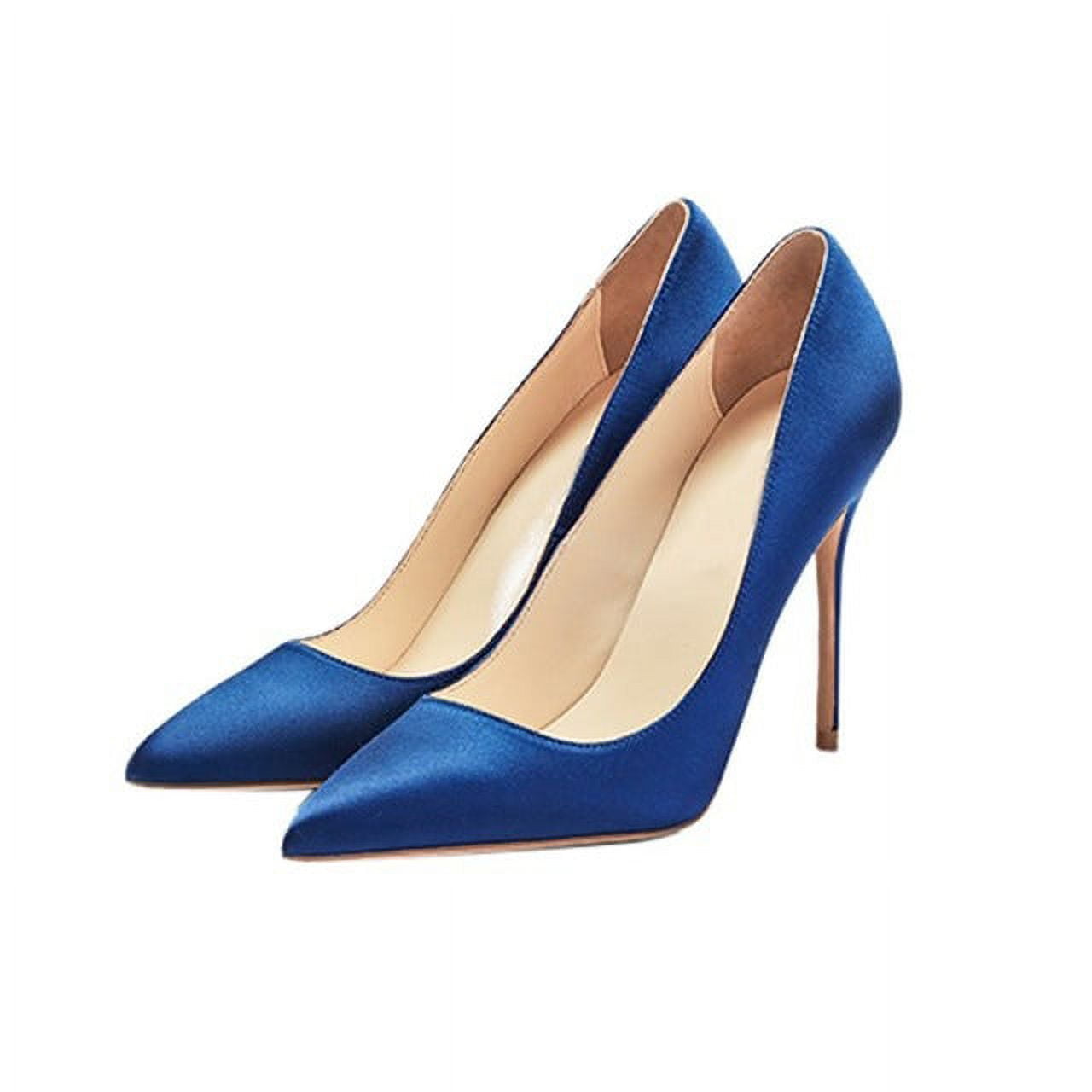 YCNYCHCHY New Pointed Toe Women Pumps Satin Office Career Women Shoes ...