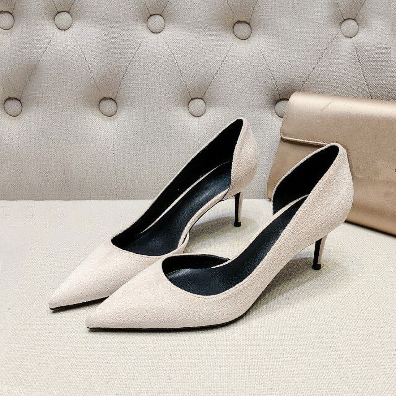 YCNYCHCHY Sexy Women 6cm 8cm High Heels Blue Pink Pumps Pointed Toe ...