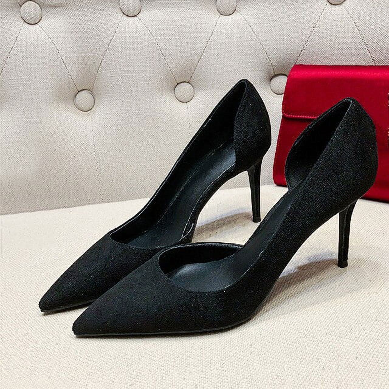 YCNYCHCHY Sexy Women 6cm 8cm High Heels Blue Pink Pumps Pointed Toe ...