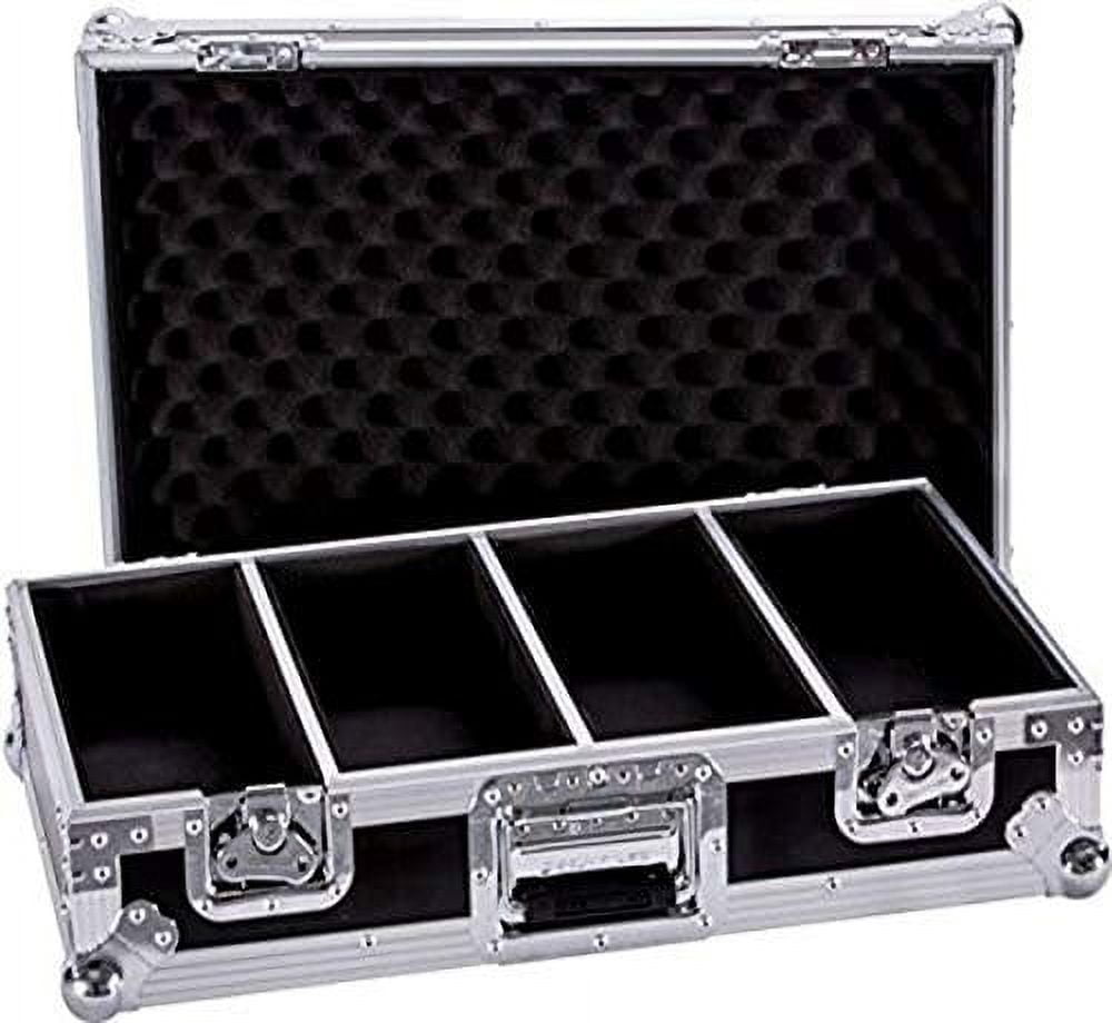 YCS TBHCD100 Deejay LED Fly Drive Heavy Duty Deluxe CD Case for 100 CDs ...