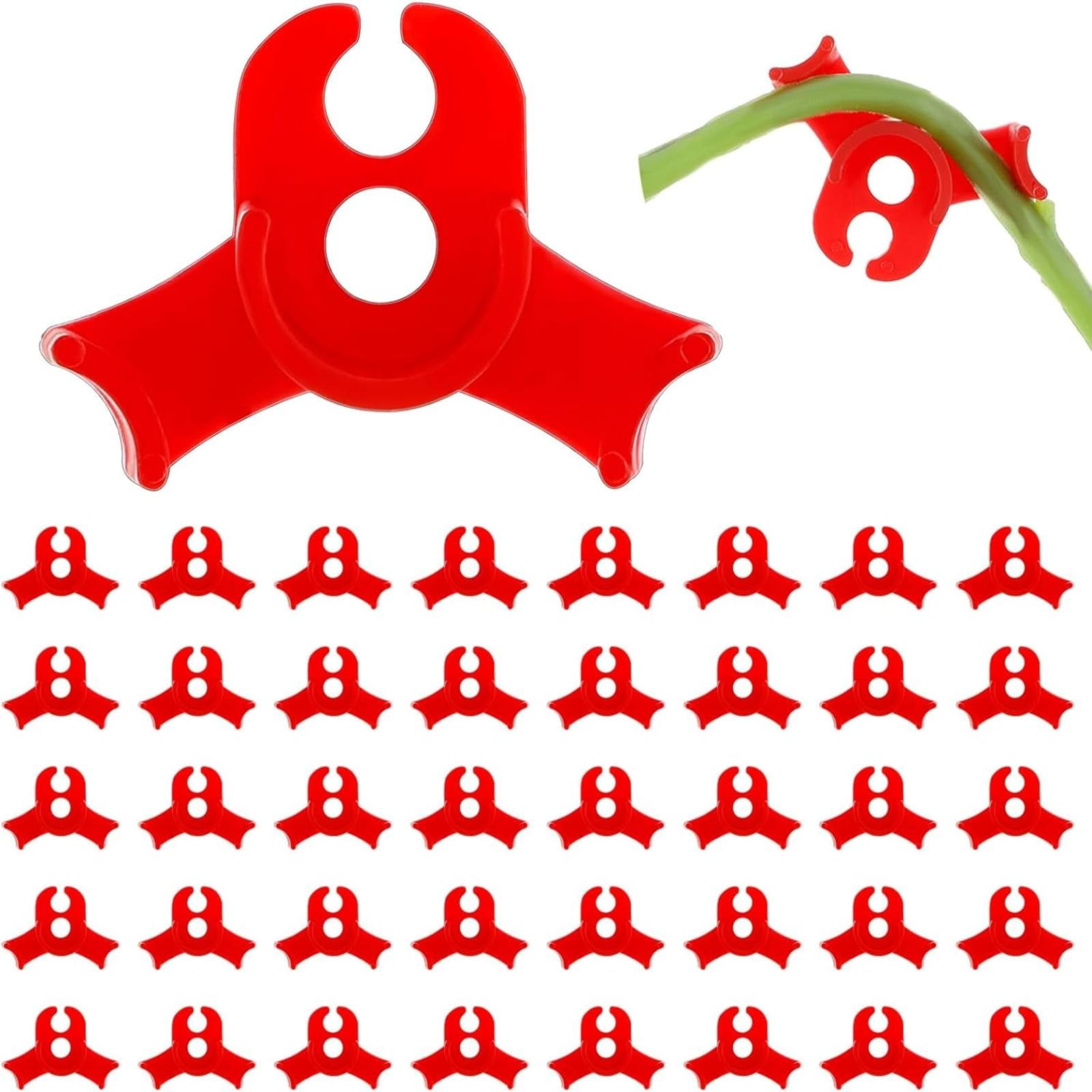 YCenADP 40pcs Low Pressure Training Clips, 90 Degree Plant Training Bud ...