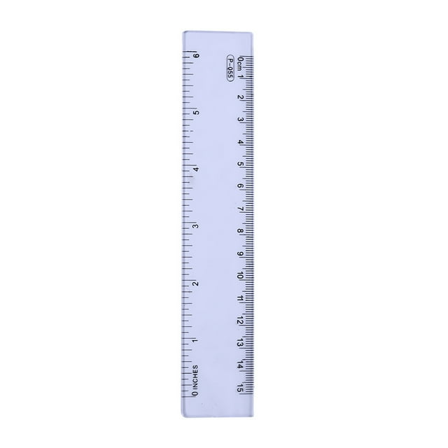 YCenADP Ruler Clear Plastic Straight Ruler Plastic Measuring Tool for ...
