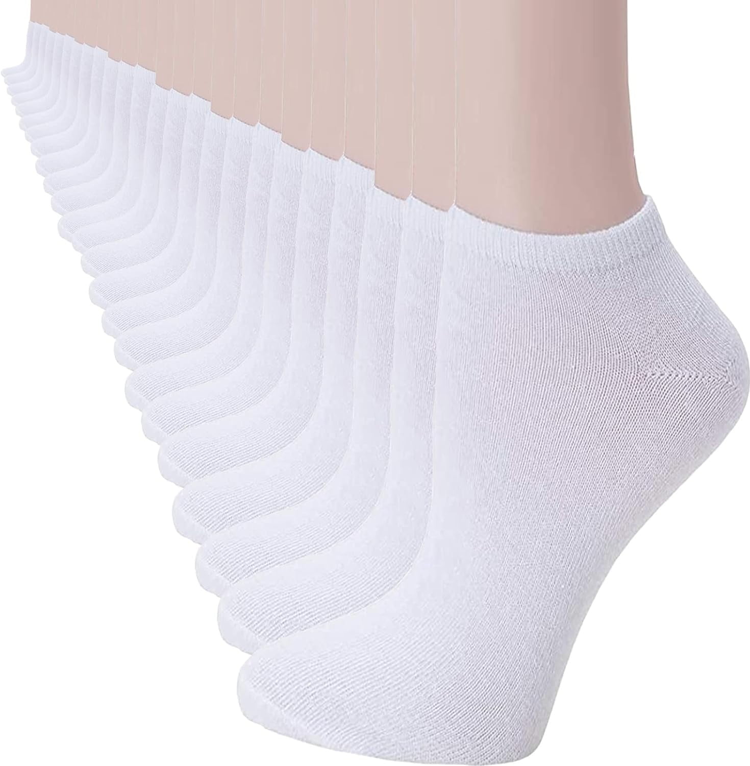 YDDIAN 14 Pack Mens Ankle Socks Low Cut Comfort Casual Socks Size 10-13 ...