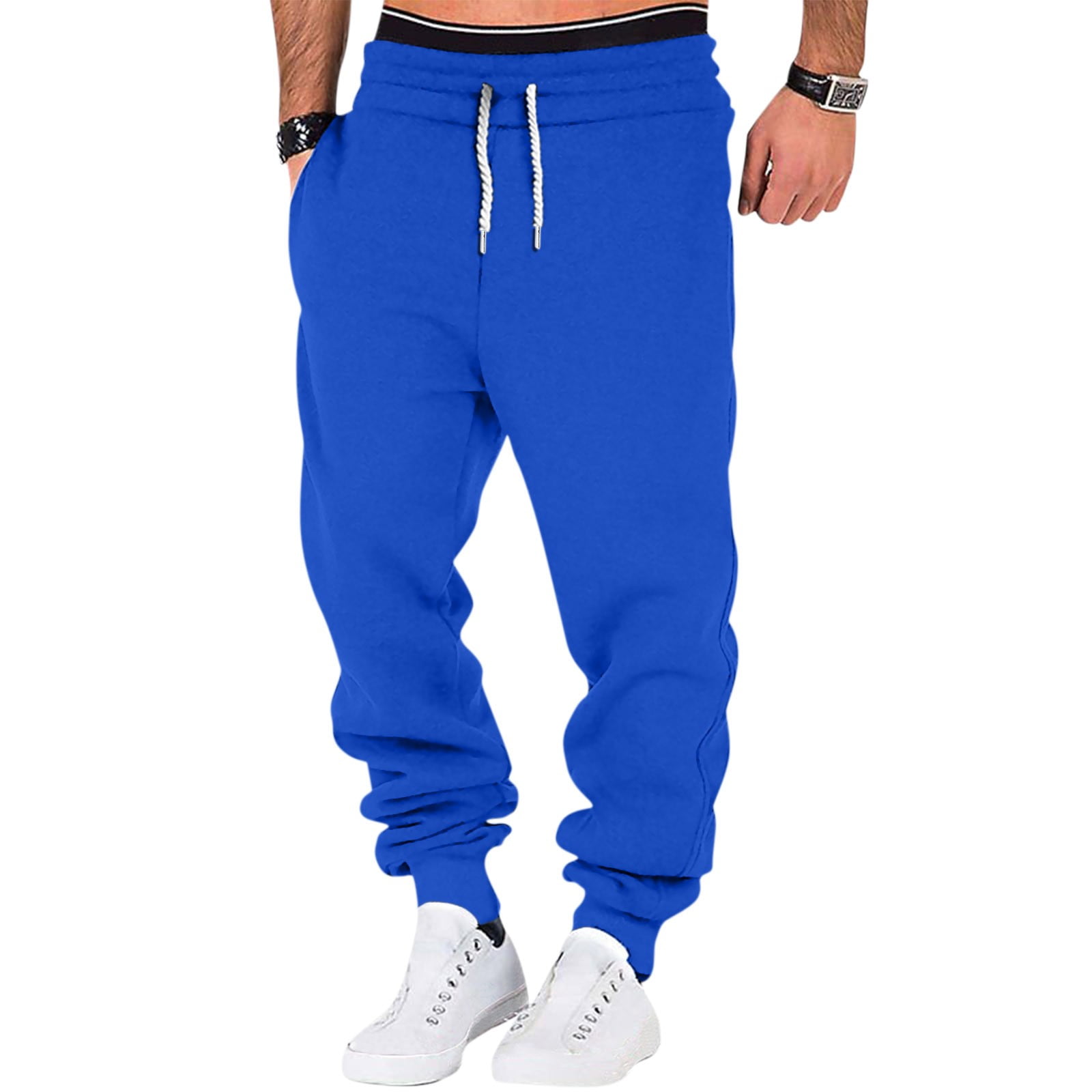 YDDIAN Athletic Jogger Pants Track Sweatpants Elastic Waist Casual ...