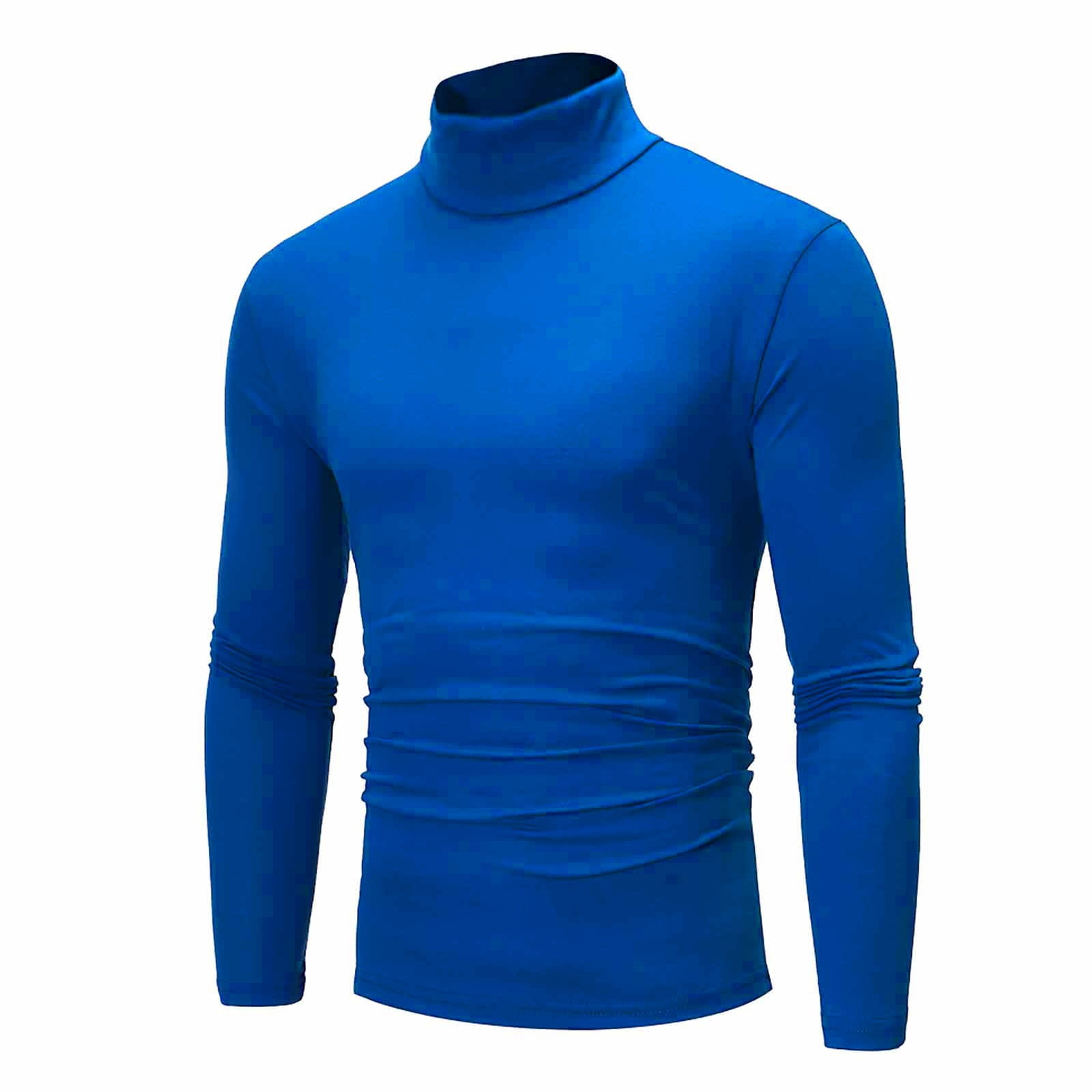 YDDIAN Compression Turtleneck Men Football Long Sleeve Mock Thermal ...