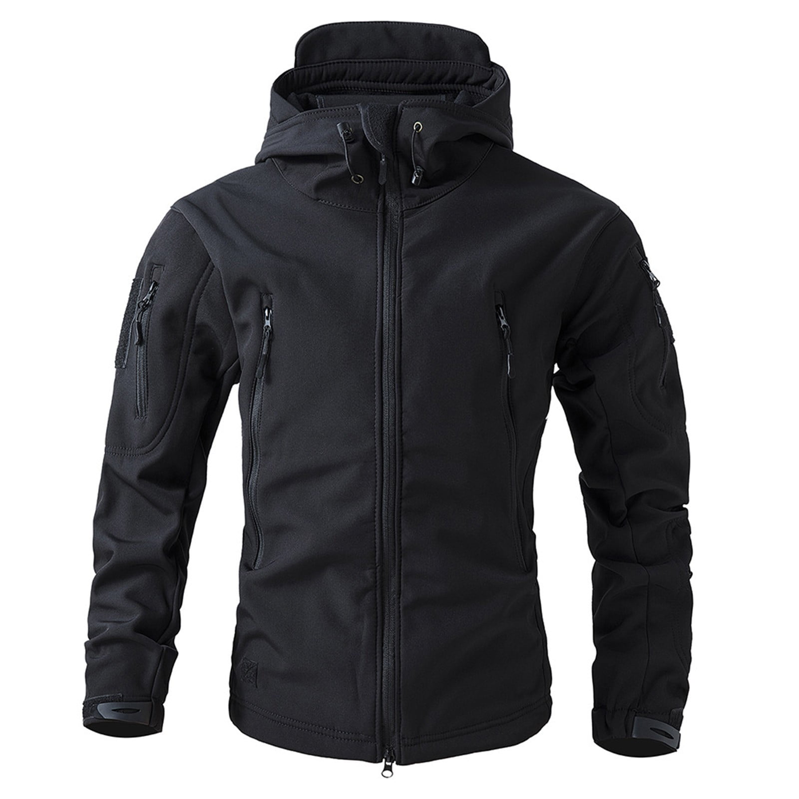 YDDIAN Men's Tactical Softshell Jacket Waterproof Fleece Hooded Hunting ...