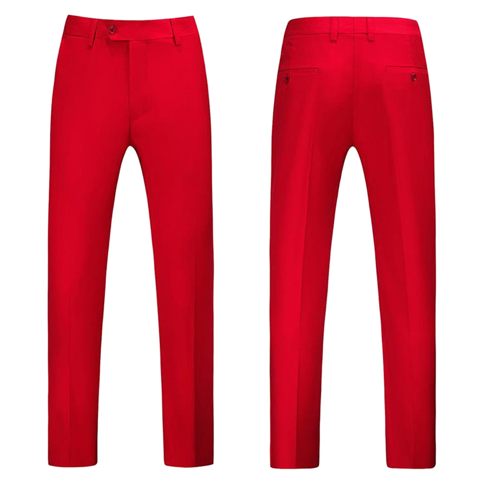 YDDIAN Mens Classic Suit Pants Straight Fit Modern Formal Dress Pants ...