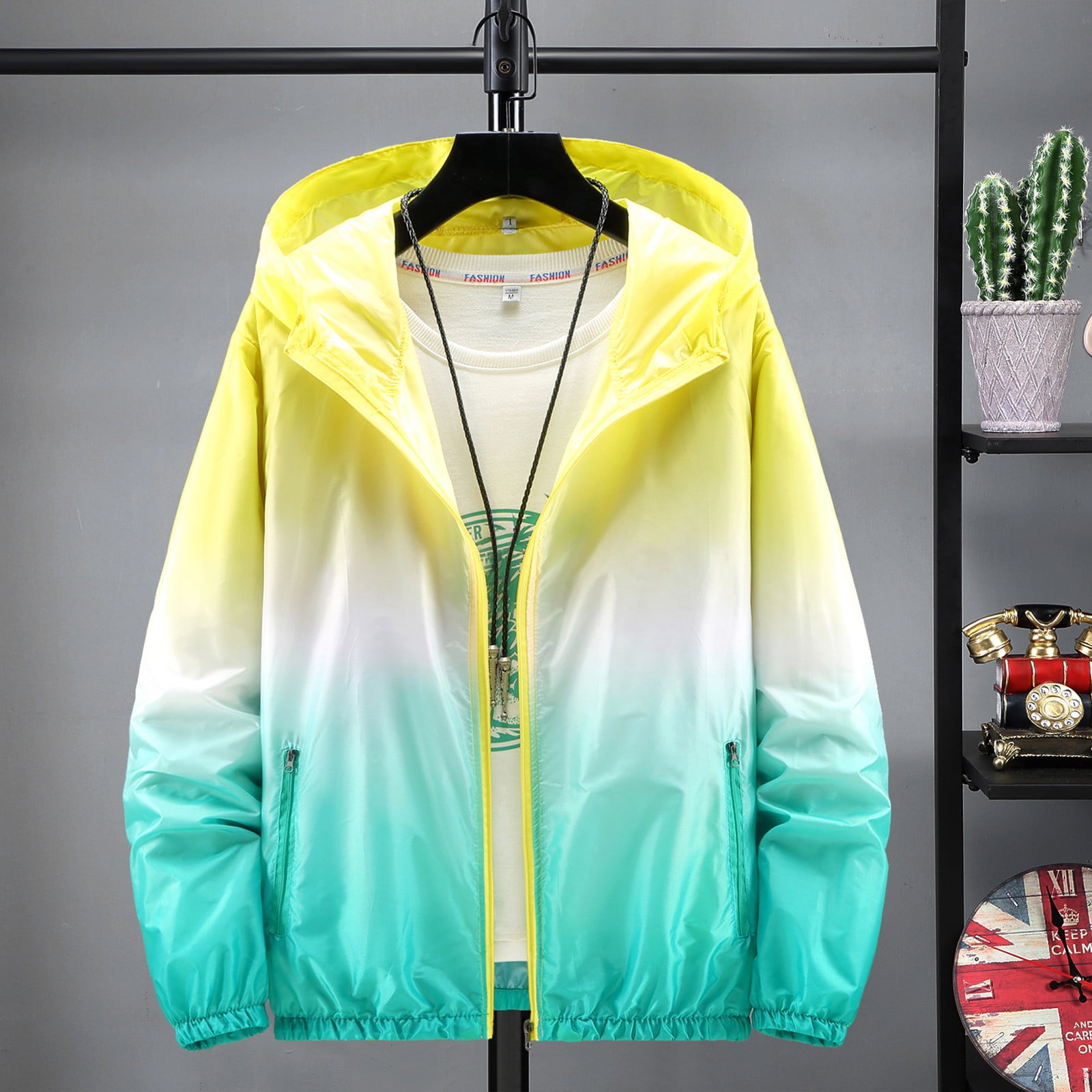 YDDIAN Womens Windbreaker Jacket Lightweight 90s Retro Wind Breakers ...