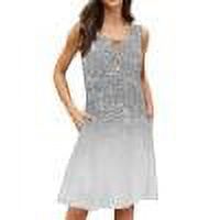 YDKZYMD Casual Summer Summer Dresses for Women Hawaiian Keyhole Boho ...