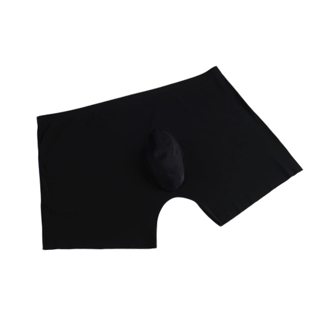 YDKZYMD Mens Ice Silk Underwear Dual Pouch Trunks Support Ball Pouch ...