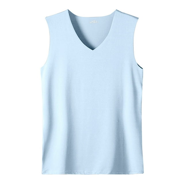 YDKZYMD Muscle Tank Tops For Men Breathable Ice Silk Summer Sleeveless ...