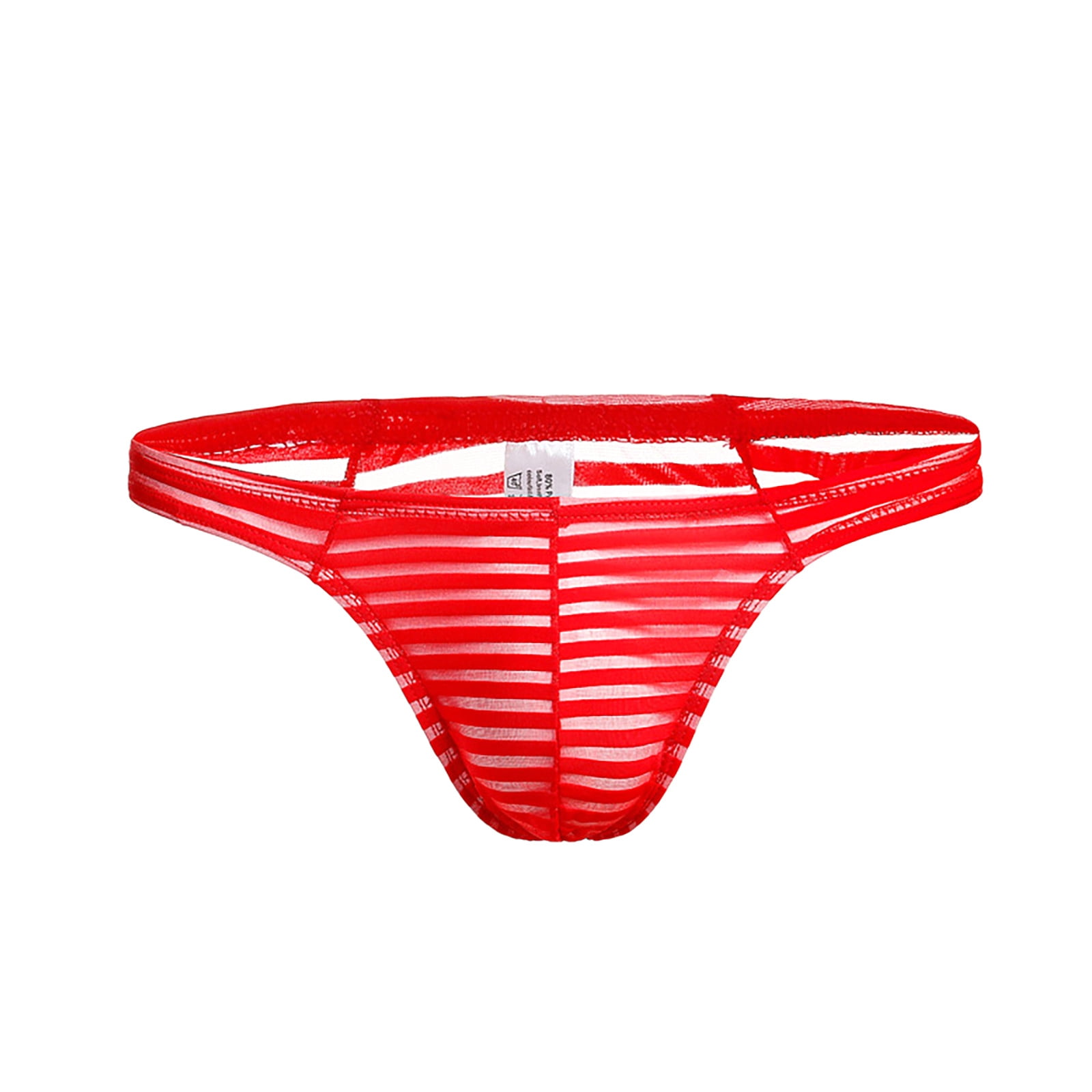 YDKZYMD Red Mens Thong Underwear Small Jockstrap Breathable Sexy T-Back ...