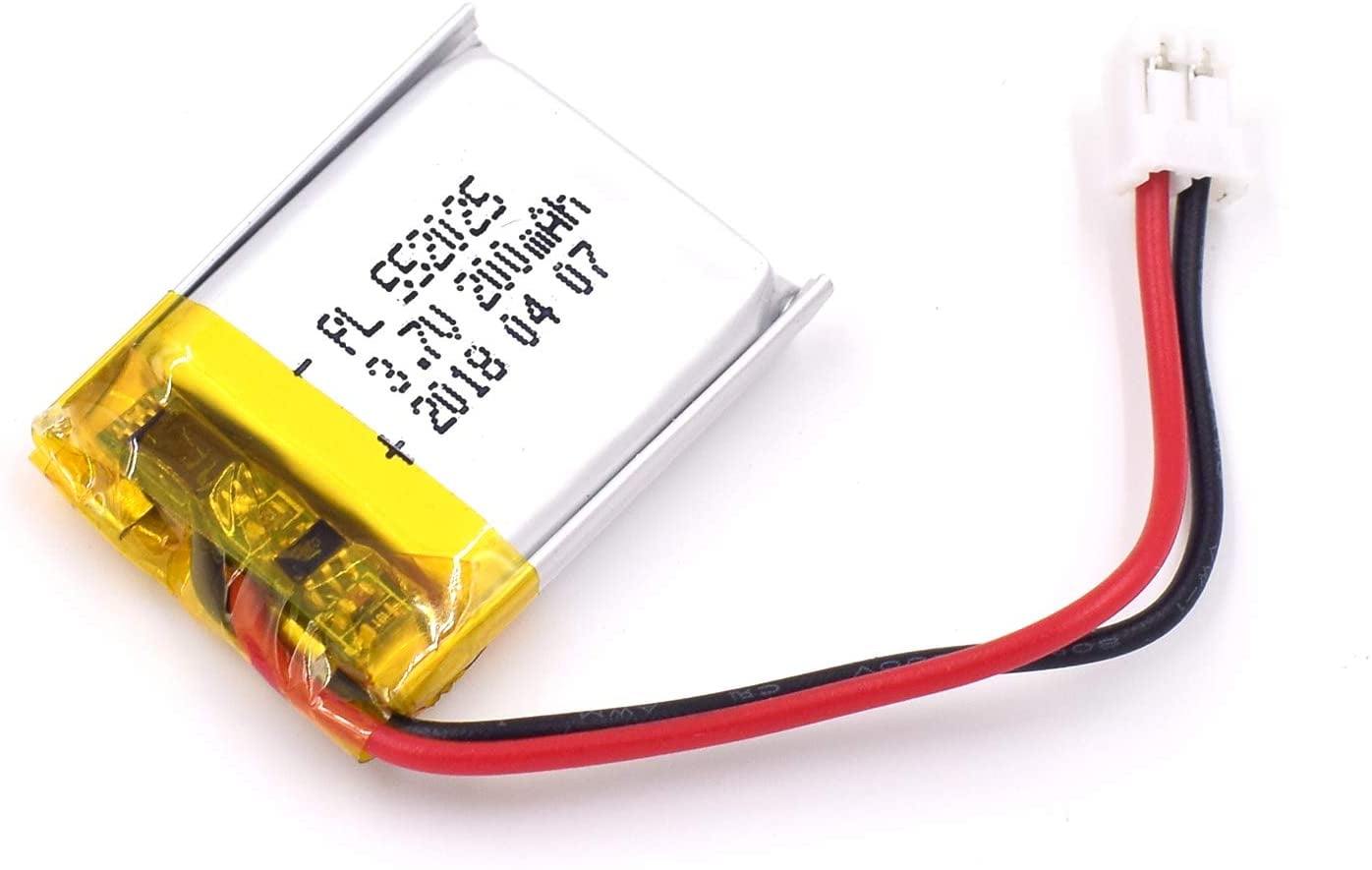 YDL 3.7V 200mAh Battery 552025 Lithium Polymer Ion Rechargeable Li-ion ...