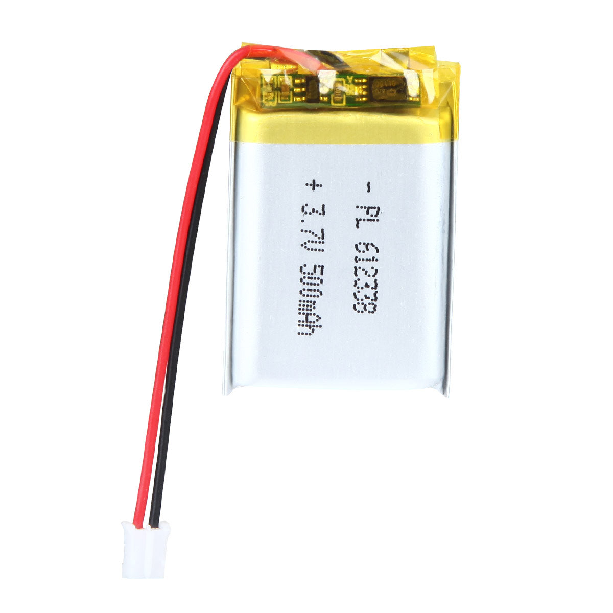 YDL 3.7V 500mAh Battery 612338 Lithium Polymer Ion Rechargeable Li-ion ...