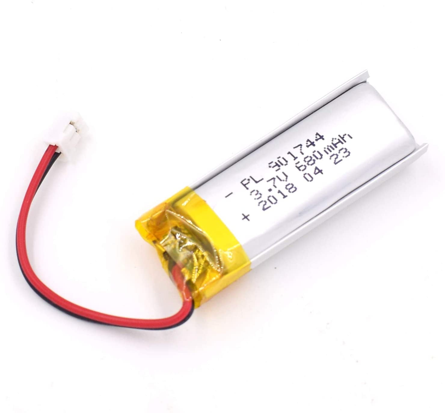 YDL 3.7V 680mAh Battery 901744 Lithium Polymer Ion Rechargeable Li-ion Li-Po Battery with 2P PH ...