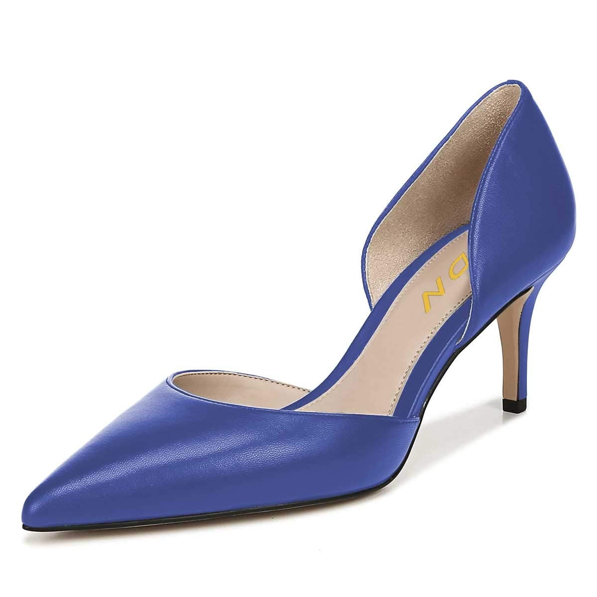 YDN Women Graceful Stilettos High Heels D'Orsay Pumps Pointed Closed ...