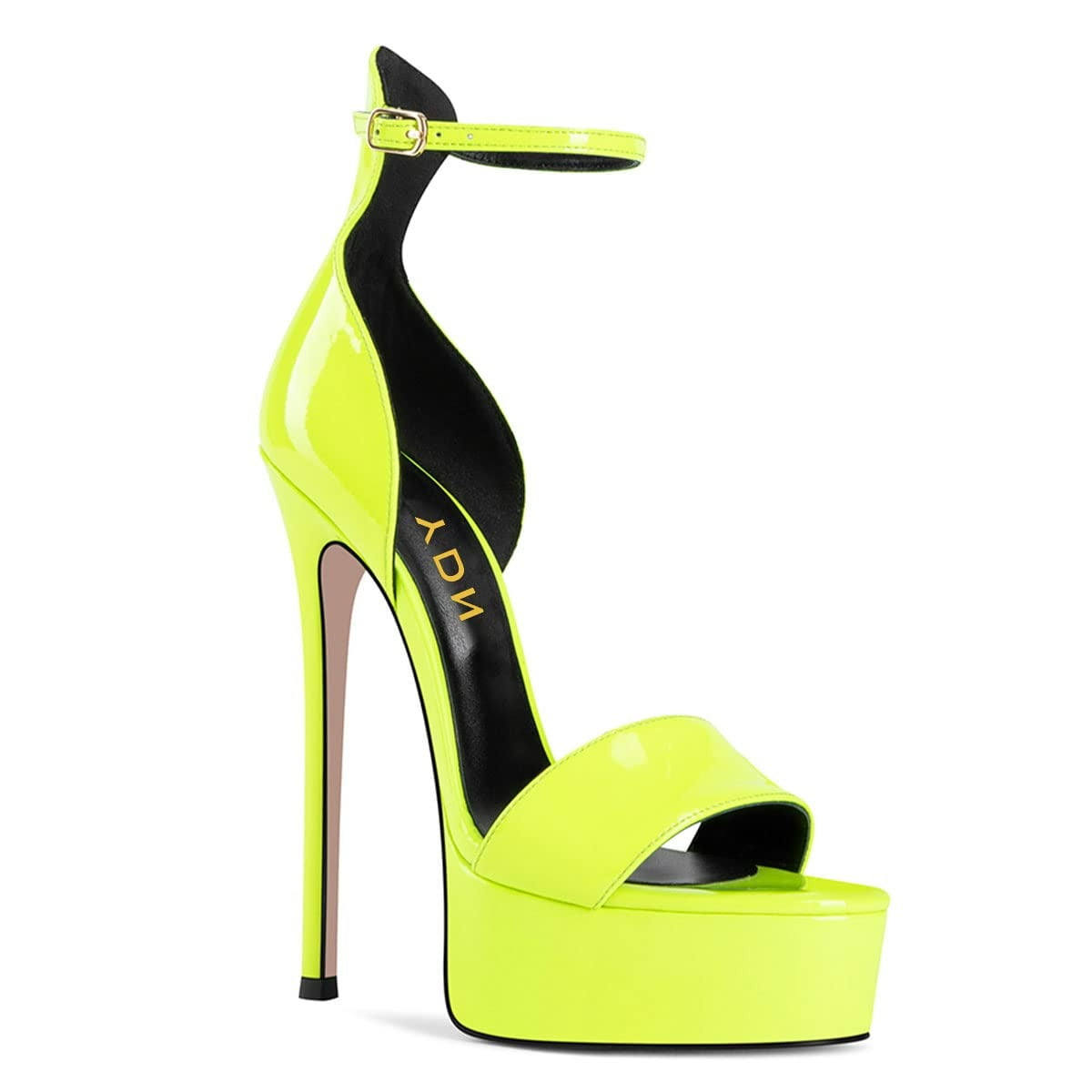YDN Women's Elegant Open Toe Platform Sandals Strap Buckles Sky High ...