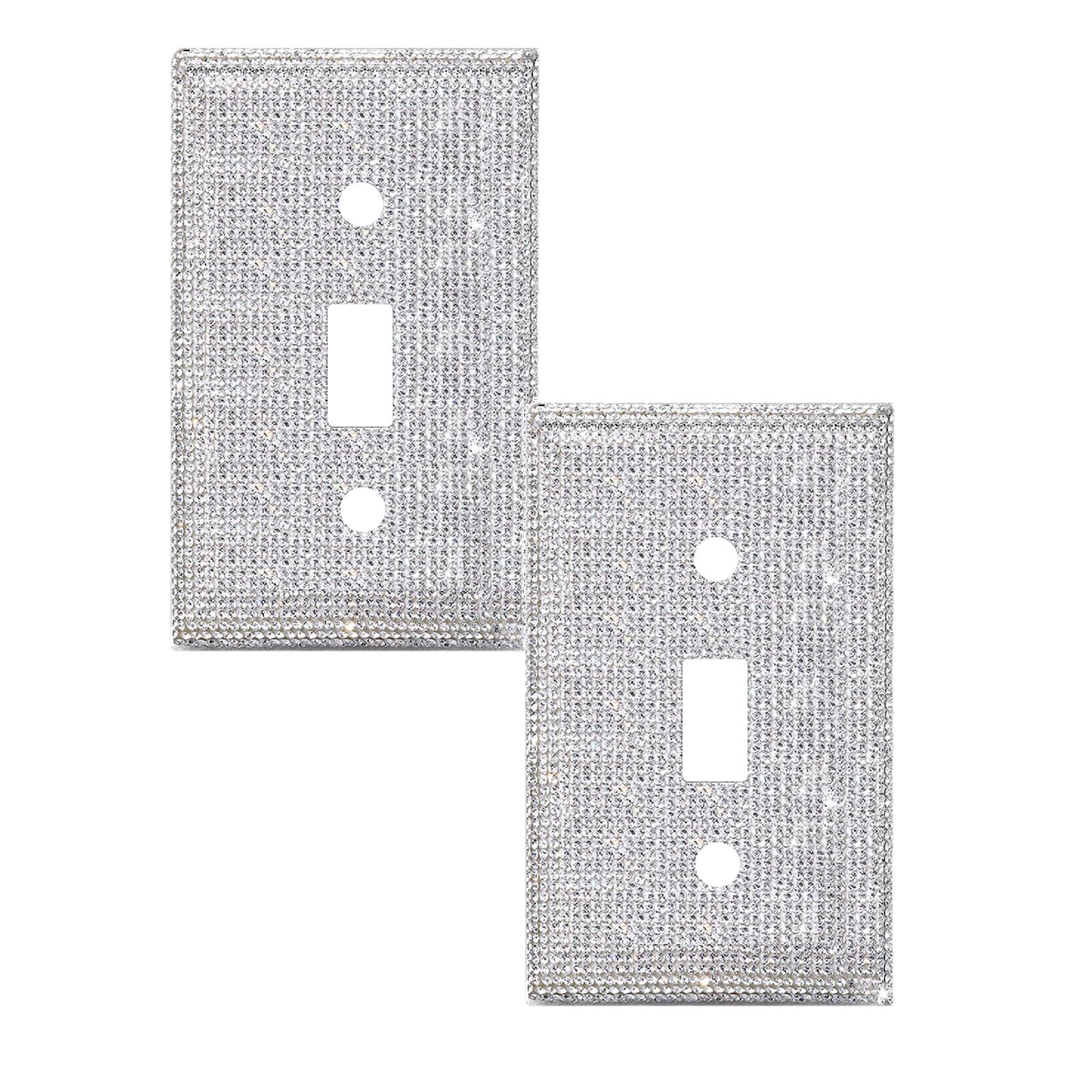YDNGF 2PCS Switch Socket Panel American Standard Diamond Socket Switch ...